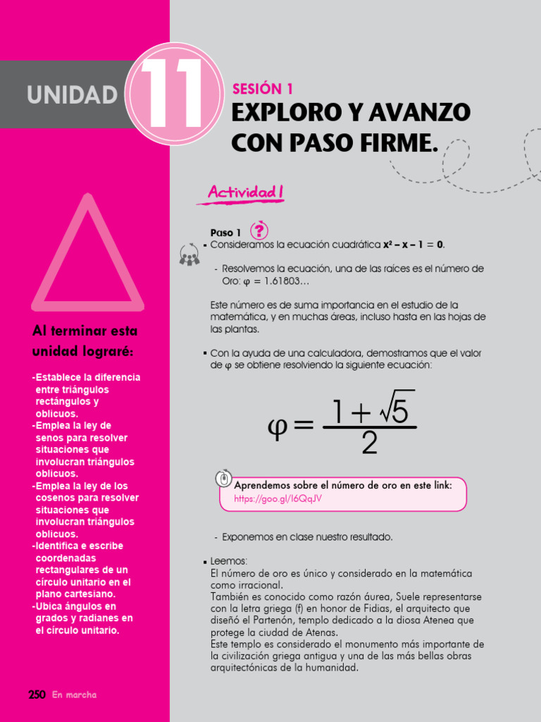 Mate3 U11 | PDF | Triángulo | Pi