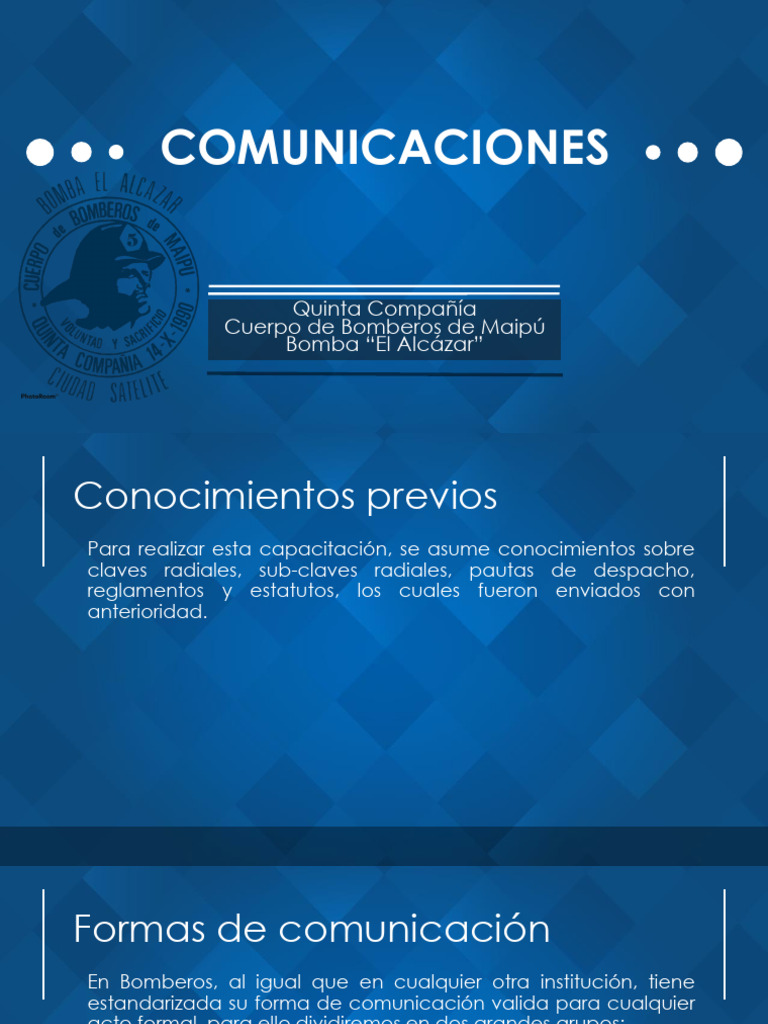 M6 Comunicaciones | PDF | Bombero