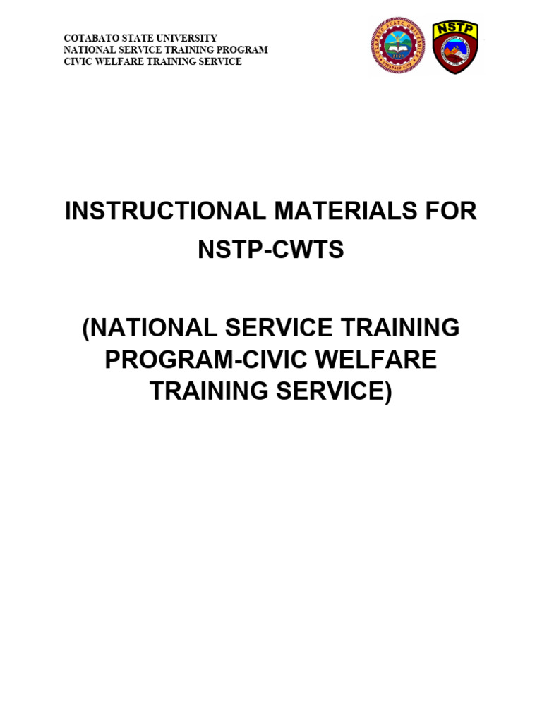 Instructional Materials For CWTS | Download Free PDF | Self Esteem ...