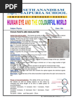 Human Eye (Prashant Kirad) | PDF | Eye | Sunset