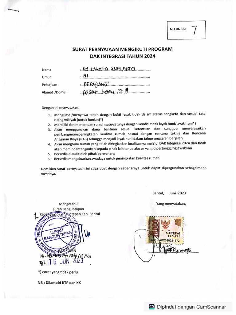 Ny - Harto Sumarto - Pedak Baru | PDF