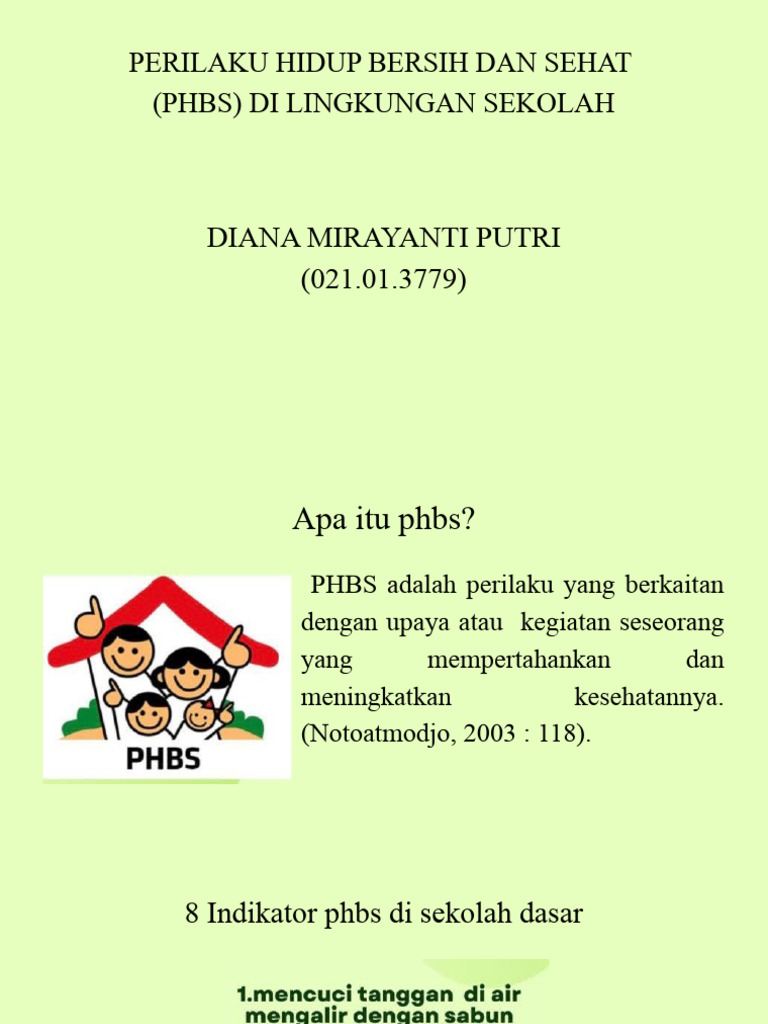 PHBS Anak Sekolah | PDF
