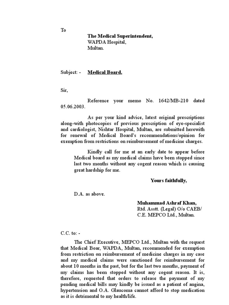 Medical Board | PDF