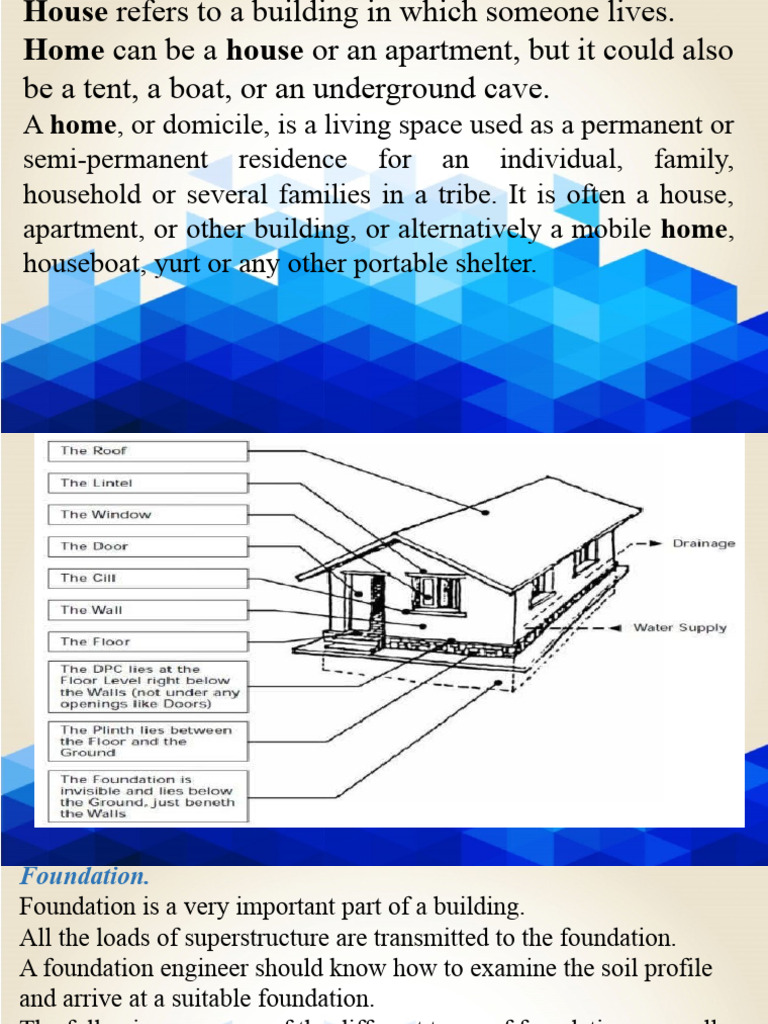 Key Components of House Construction | PDF | Home & Garden | Science ...