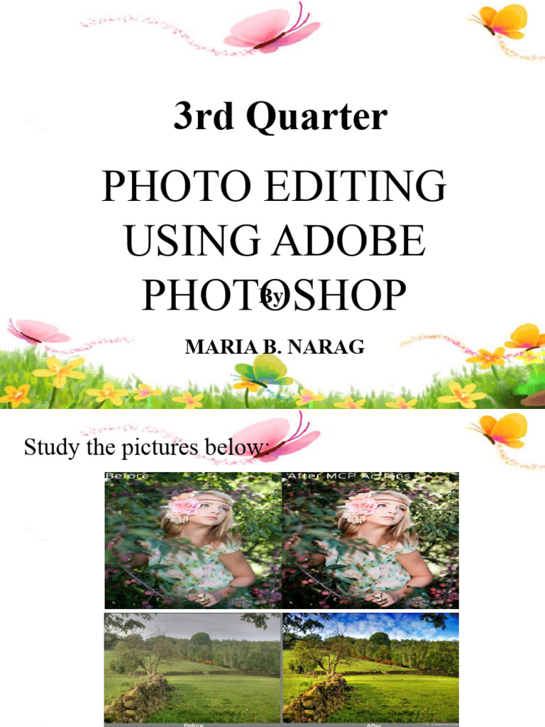 BAsics of Image Editing | PDF