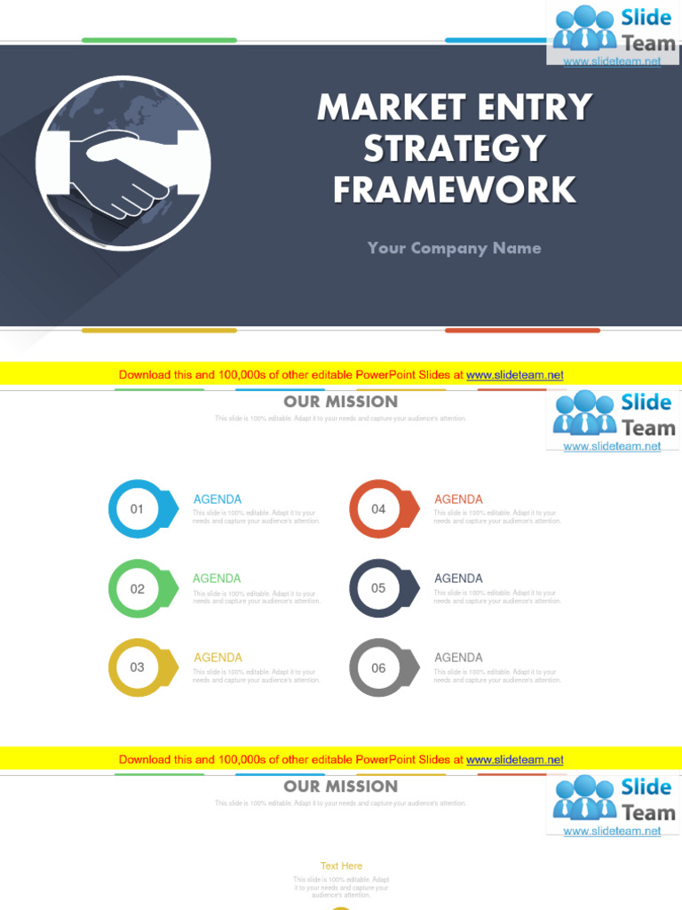Market Entry Strategy Framework: Your Company Name | PDF | Business | Art