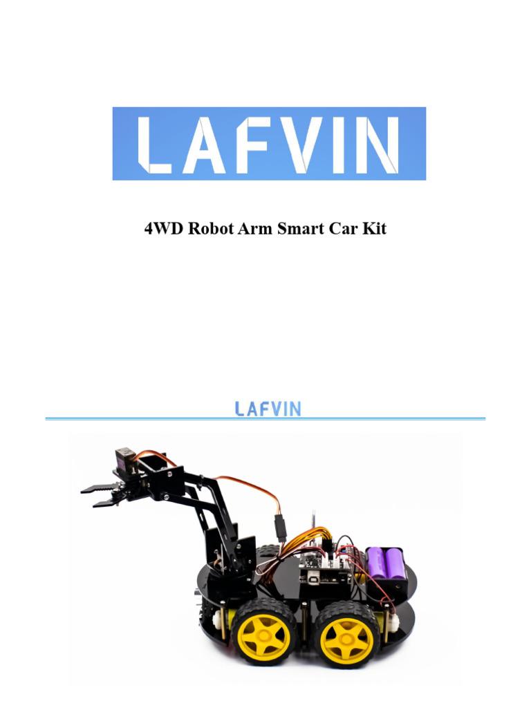 Lafvin 4wd Robot Arm Smart Car v2.2 | PDF