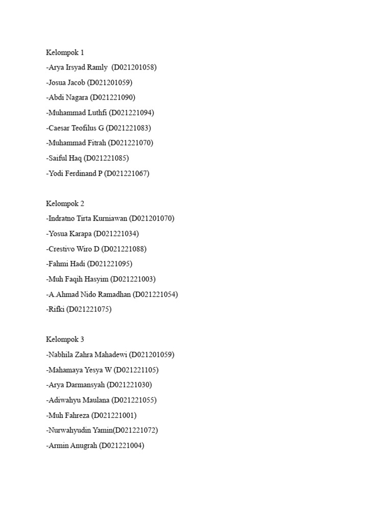 Kelompok MKM C | PDF