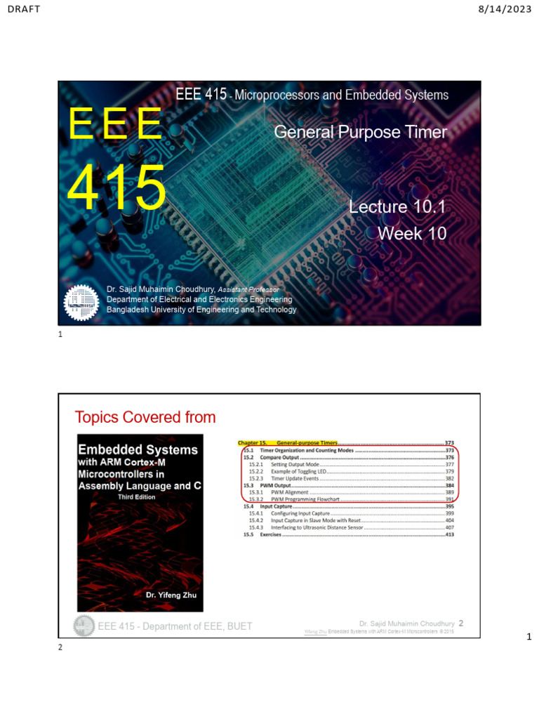 EEE415 Week10 Timer | PDF