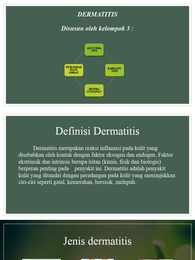 Dermatitis | PDF