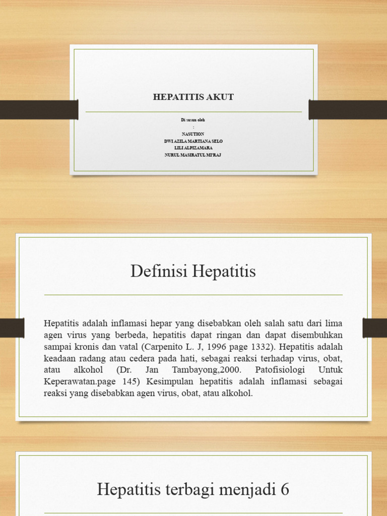 Hepatitis Akut | PDF