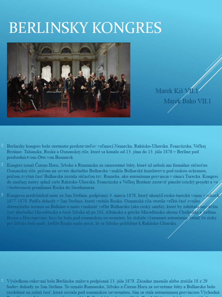 Berlinsky Kongres | PDF