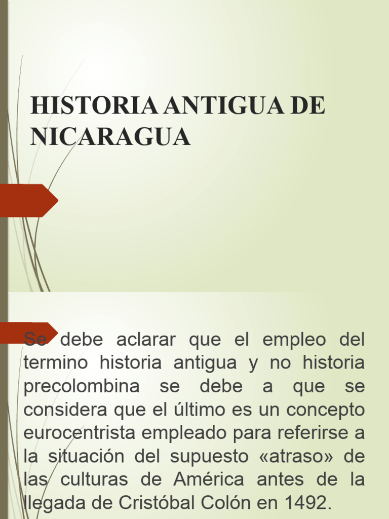 Historia Antigua de Nicaragua | PDF | Mesoamérica | Nicaragua