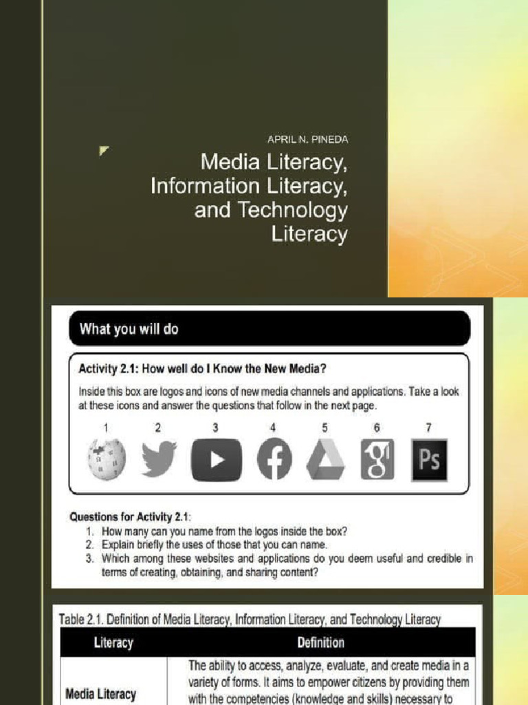 Media Literacy | PDF