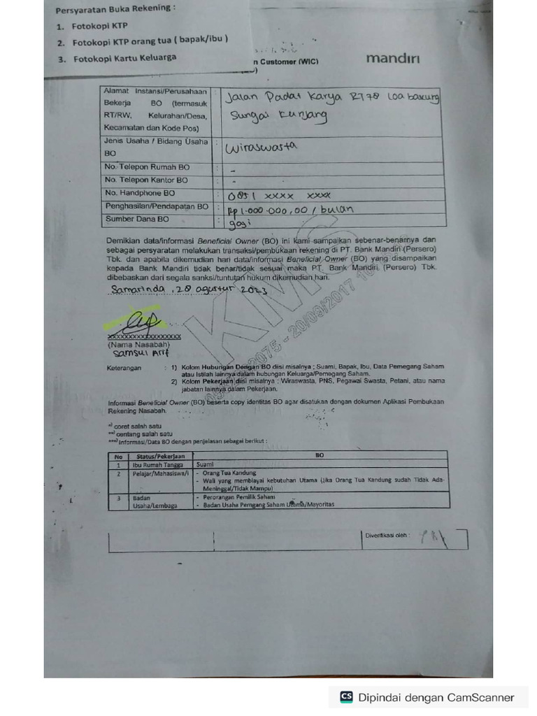 Tata Cara Pengisian Formulir Rekening Kip-K | PDF Tata Cara Pengisian Formulir Rekening Kip-K | PDF