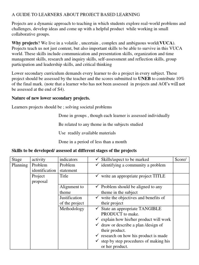 Learner's Project Guide | PDF Learner's Project Guide | PDF