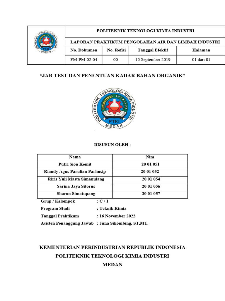 Cover L.pengesahan Daftar Isi Teori Dapus Lampiran Kel 1 C | PDF