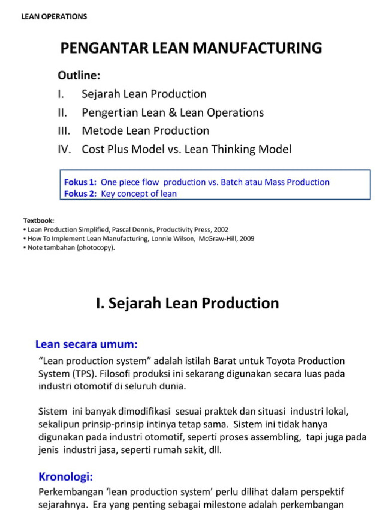 Pert 11 Konsep Lean Manufacturing | PDF Pert 11 Konsep Lean Manufacturing | PDF