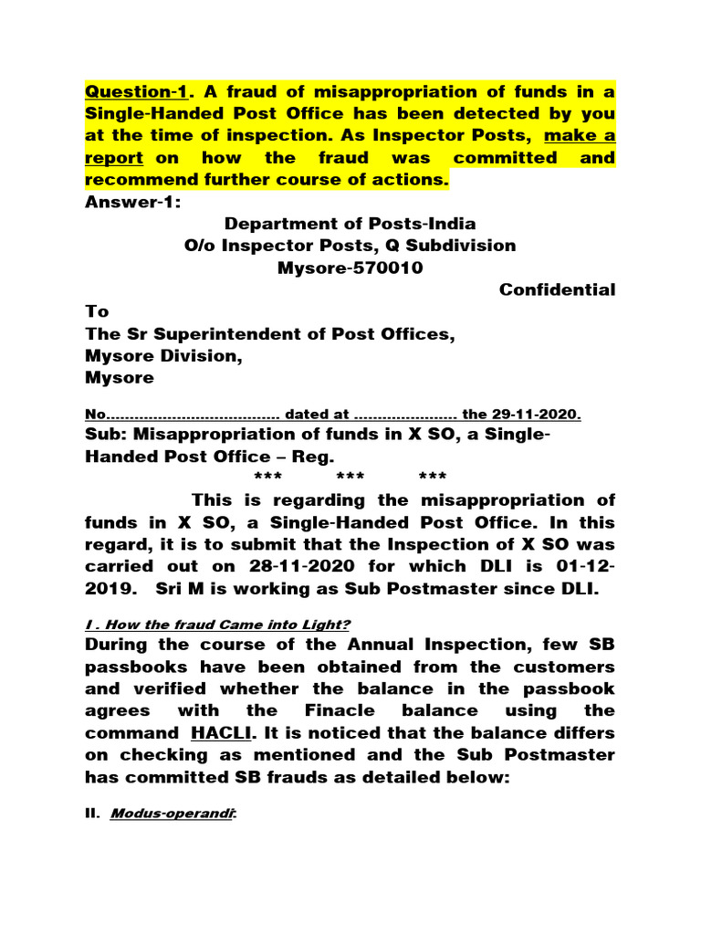 Sample Notings | PDF | Information | Deposit Account