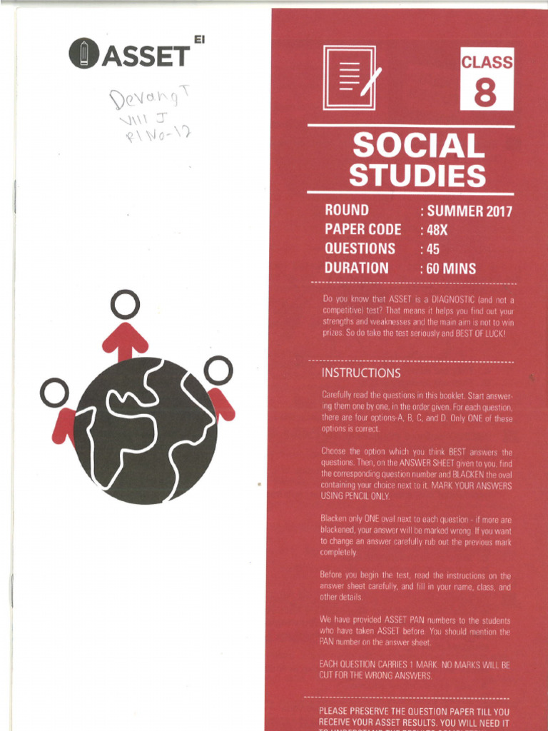 Grade 8 Asset Social Studies | PDF