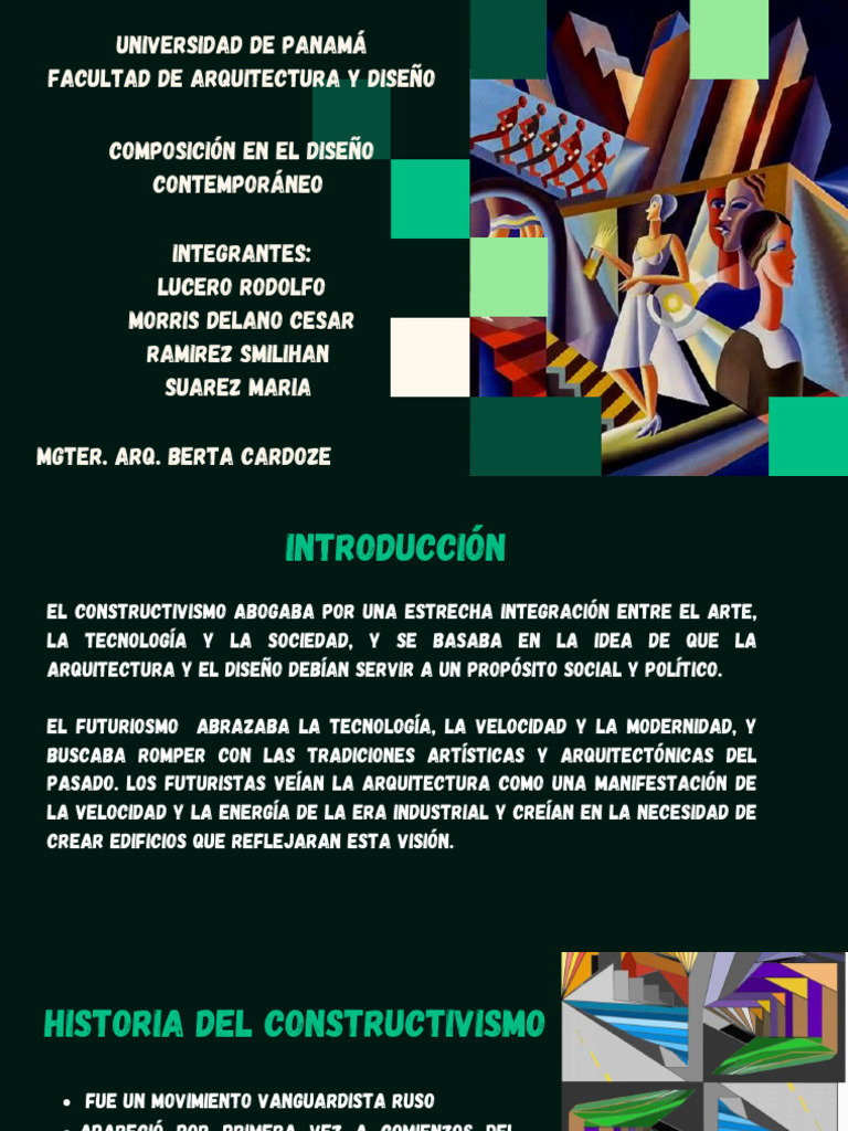 Constructivismo y Futurismo | PDF
