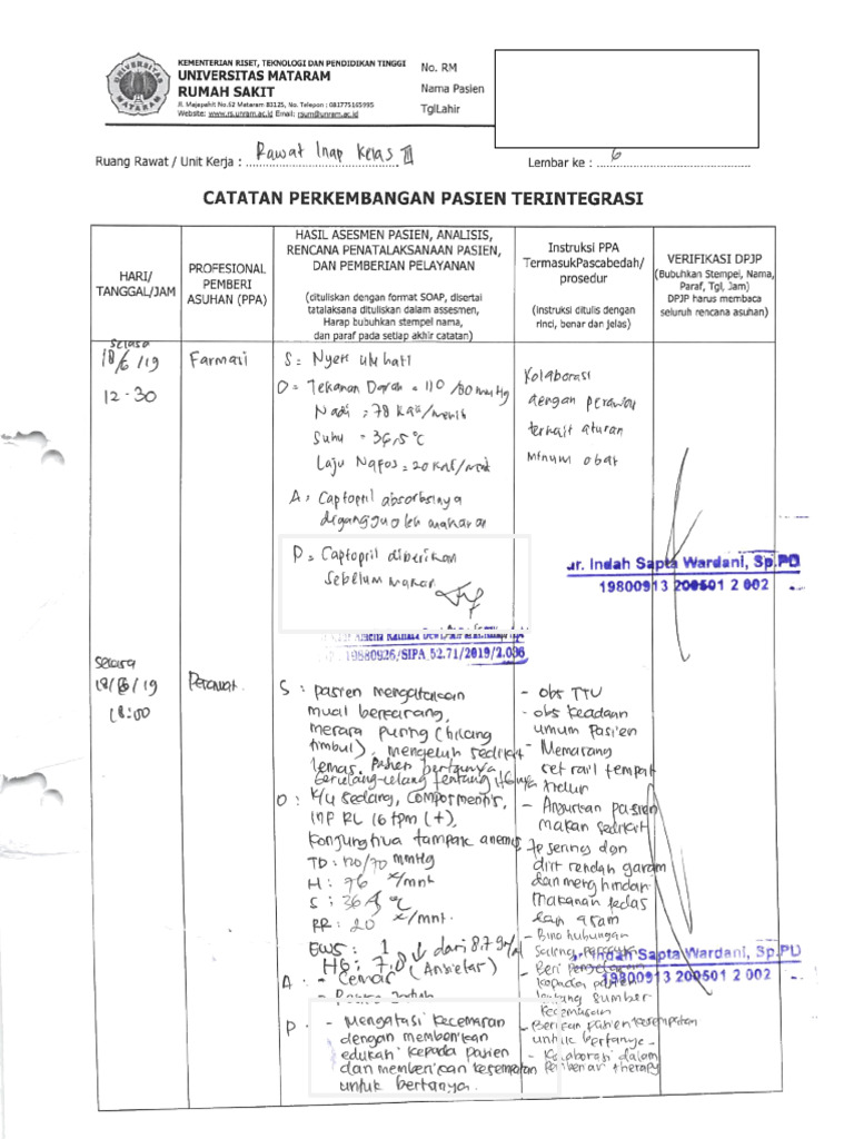 Pap ST 2.1 Ep 2 Rencana Asuhan | PDF