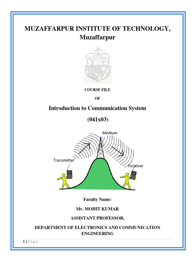 Introduction To Communication System | PDF