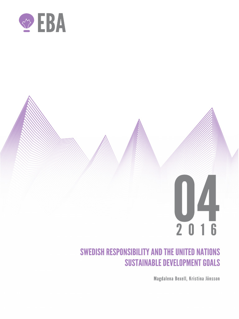 Swedish Responsibility and The United Nations Sustainable Development ...