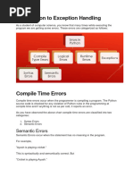Exception Handling - Sumita Arora | PDF | Python (Programming Language) | Systems Engineering