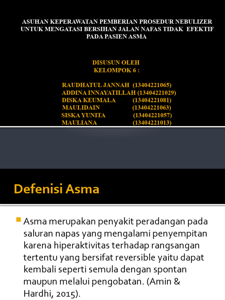 Askep Asma Bu Lisna | PDF