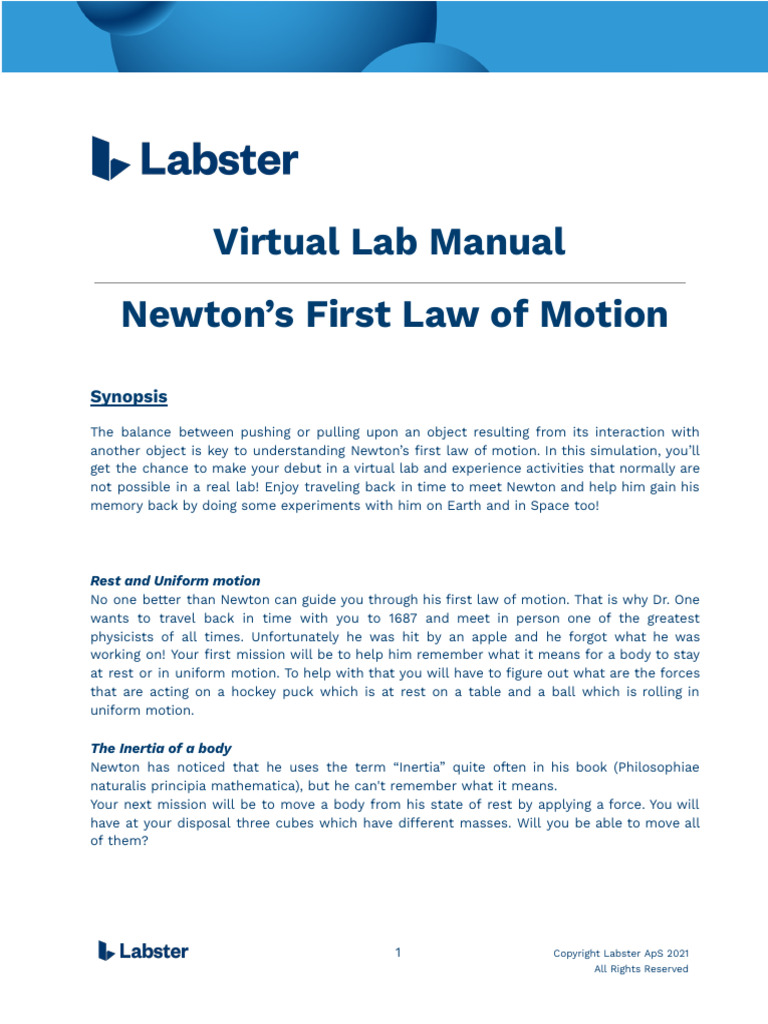 Newtons-First-Law-of-Motion_Balanced-and-unbalanced-forces (1) | PDF ...