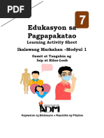 Esp 7-Quarter 2-Module 1 | PDF