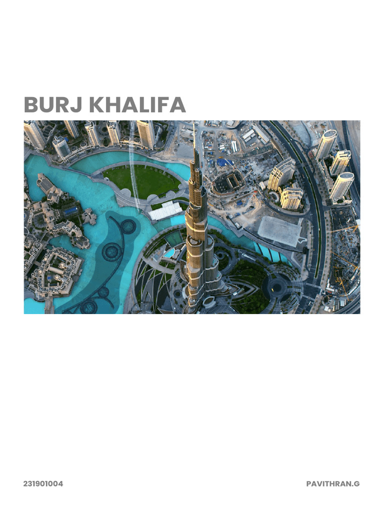 Burj Khalifa | PDF | Geotechnical Engineering | Deep Foundation