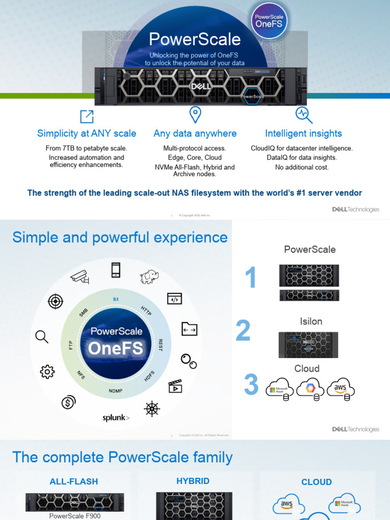 Dell PowerScale Update 3rd Oct 2023 | PDF | Cloud Computing | File System