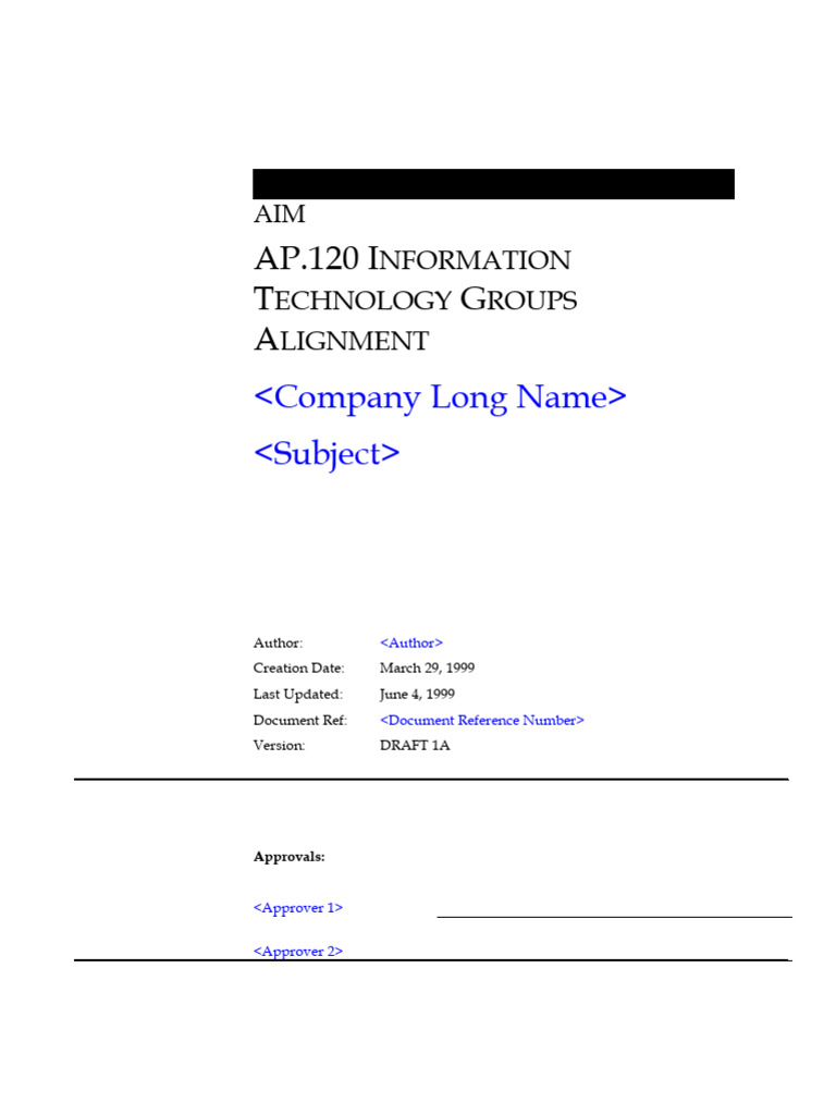 AP120 Information Technology Groups Alignment | Download Free PDF ...
