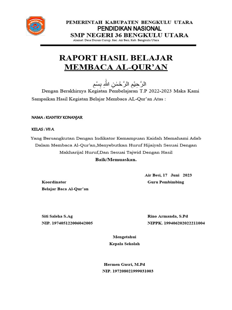 PIAGAM | PDF