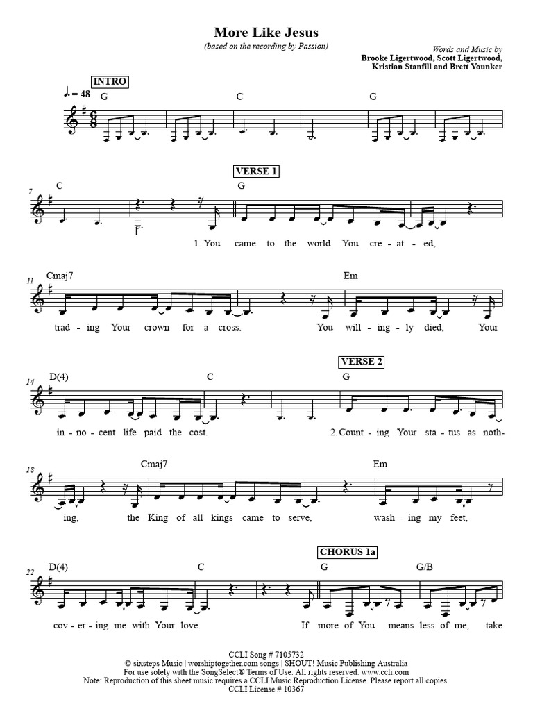 Church Chord Chart | PDF