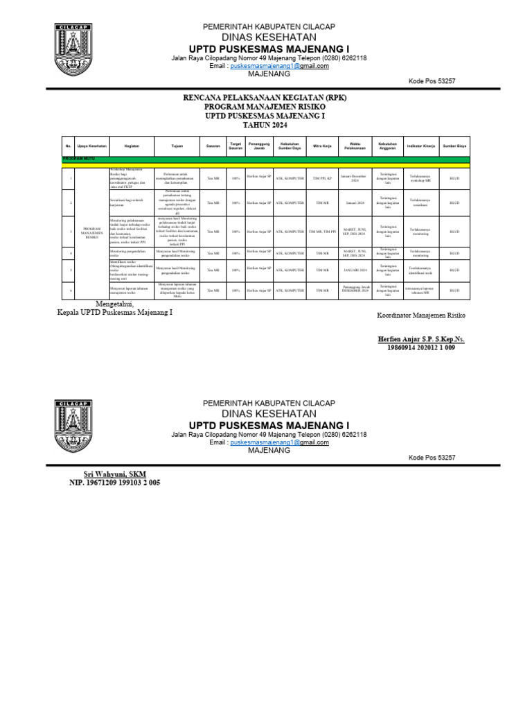 Ruk Program MR 2024 | PDF