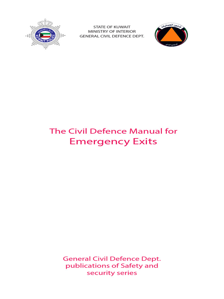 Manual For Emergency Exits | PDF | Civil Defense | Emergency