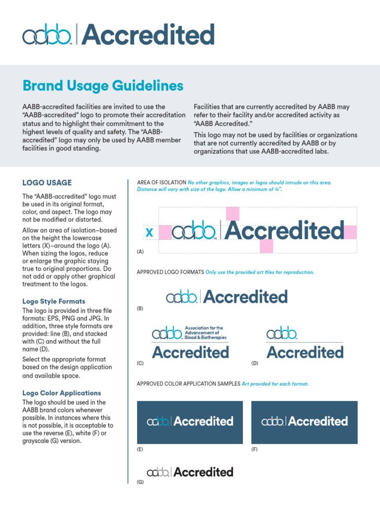 Aabb Accredited Guidelines | PDF