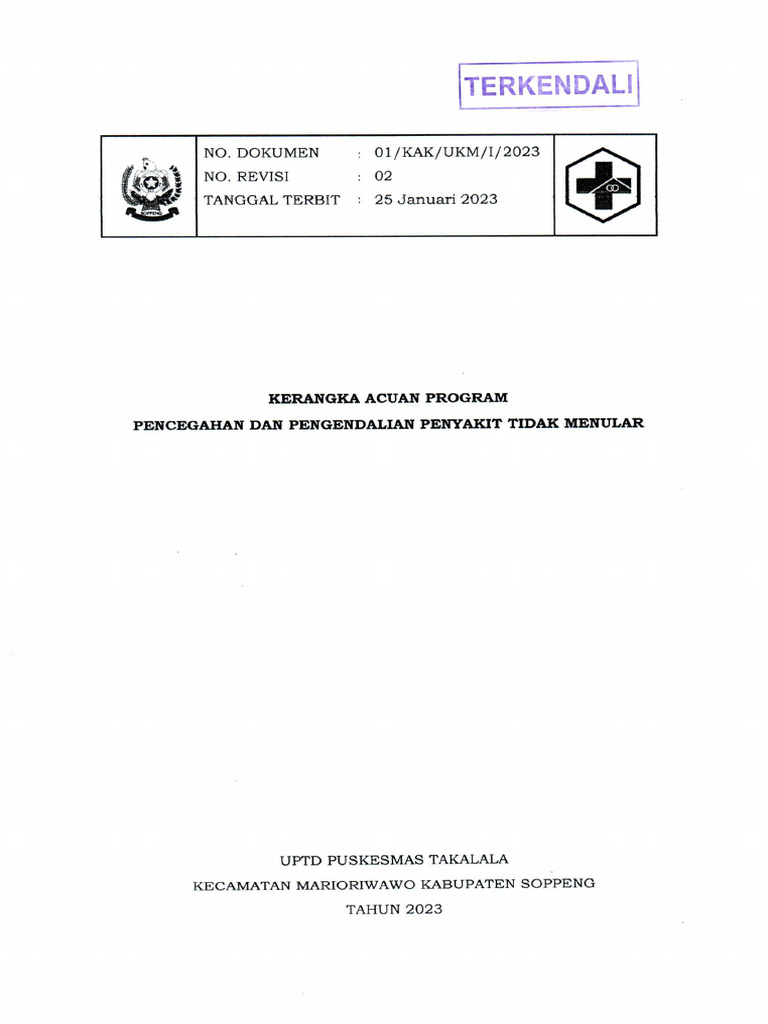 4.5.1.b KAK Terkait Program P2PTM | PDF