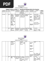 Reading and Writing MELCs BOW | PDF | Intertextuality | Learning