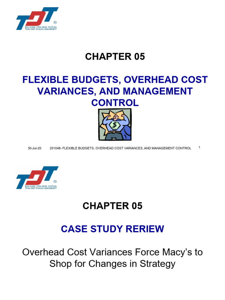 Management Accounting - Chapter 05 - Flexible Budget Overhead Cost Variances | PDF | Variance | Cost