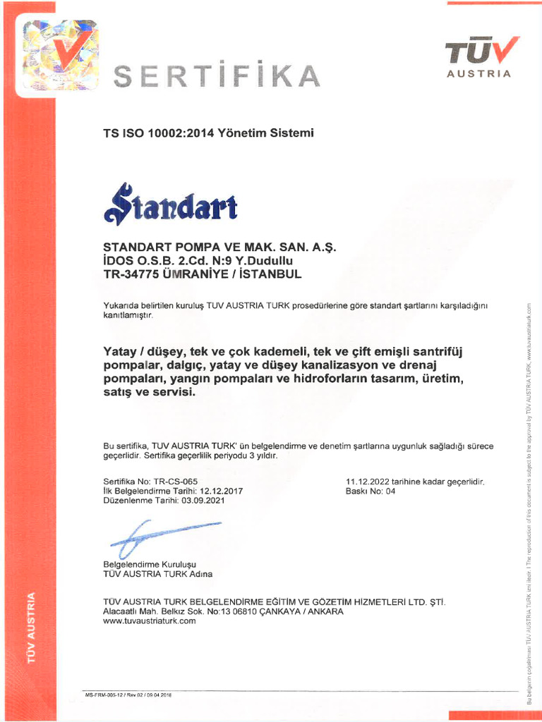 Iso 10002 TR en de | PDF