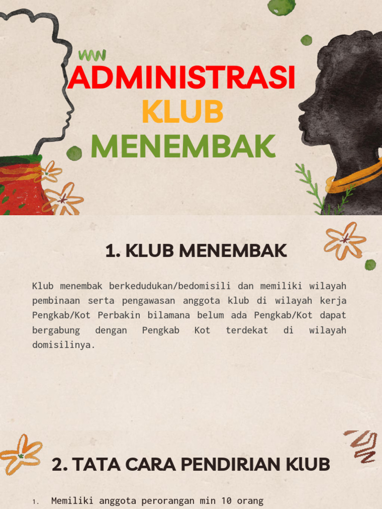 Administrasi Klub Menembak | PDF