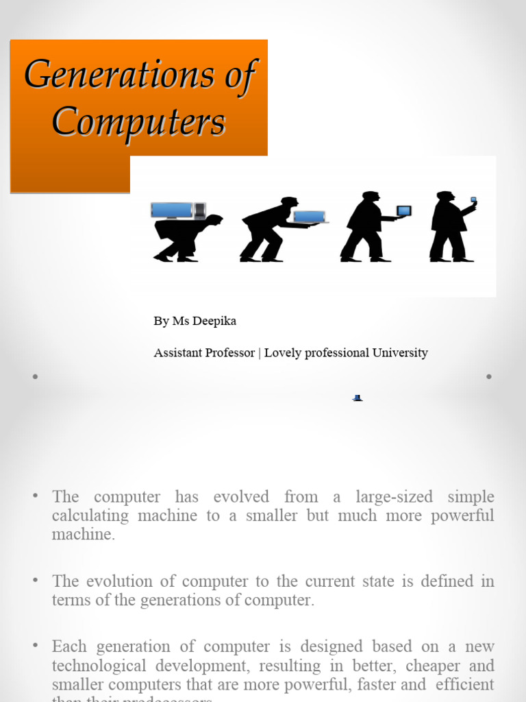 CAP170 Types and Generations | PDF | Mainframe Computer | Supercomputer