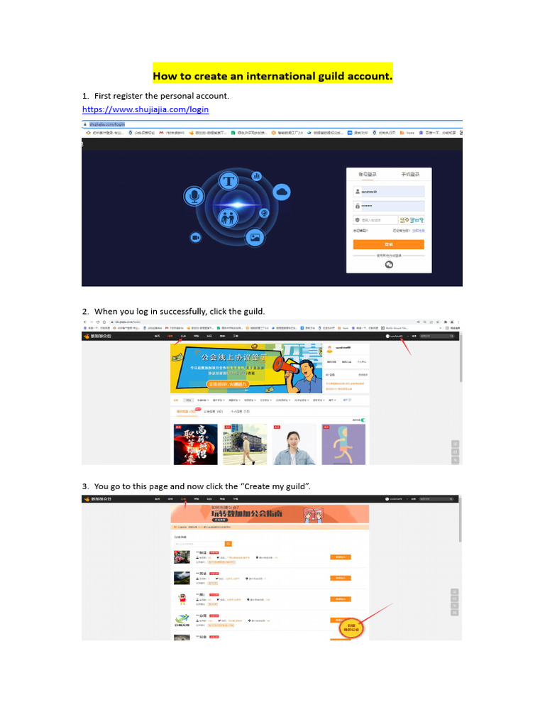 Guideline for Creating an International Guild | PDF