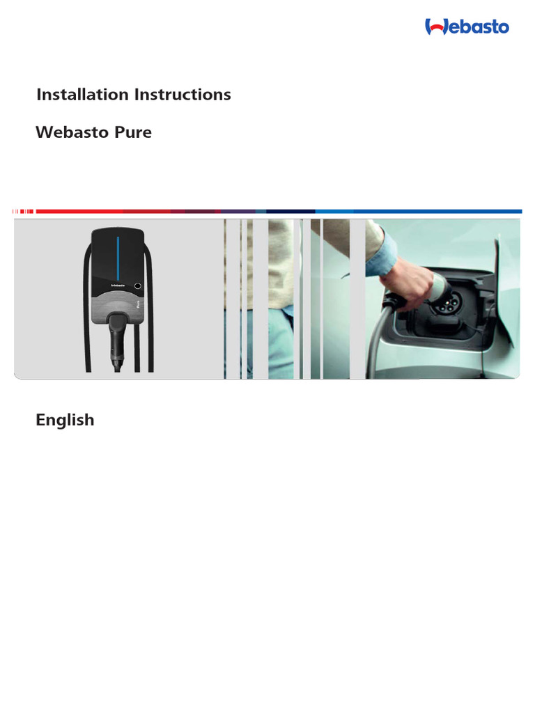 Webasto Pure Installation Instructions EN | PDF | Electromagnetism | Electric Power