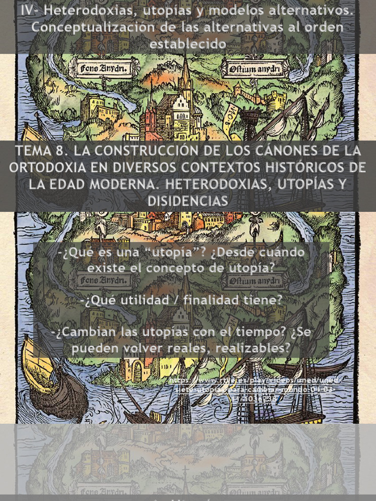 Tema 8 Utop¡as | PDF | utopía
