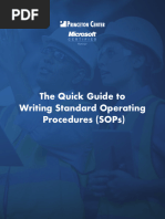 Standard Operating Procedure (SOP) (Template) - Scribe | PDF | Computers